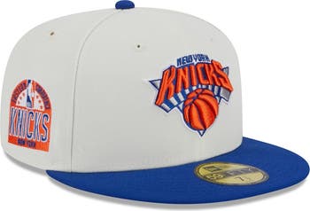 New Era Men's New Era Cream/Blue New York Knicks Retro City Conference ...