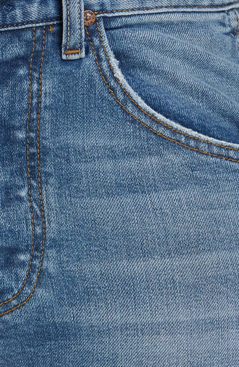 Boyish Jeans The Dempsey Ripped High Waist Raw Hem Jeans | Nordstrom