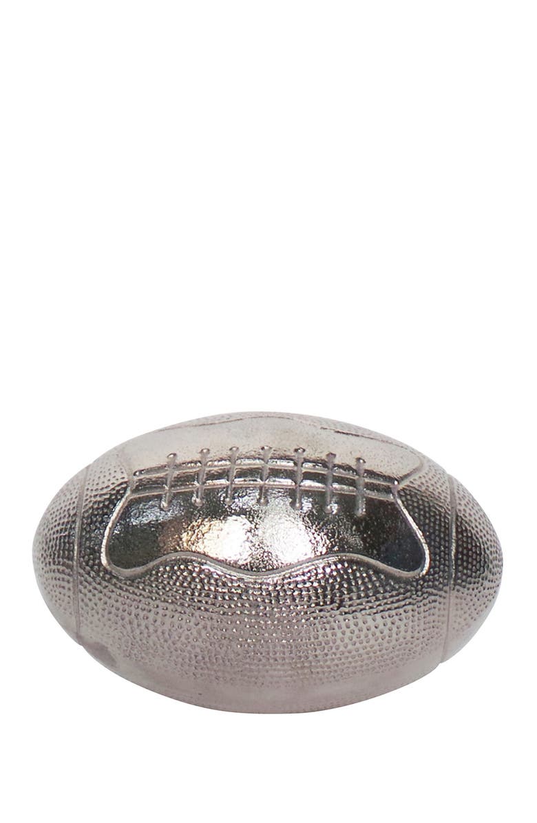 SAGEBROOK HOME Silver Metal 7" Rugby Ball | Nordstromrack