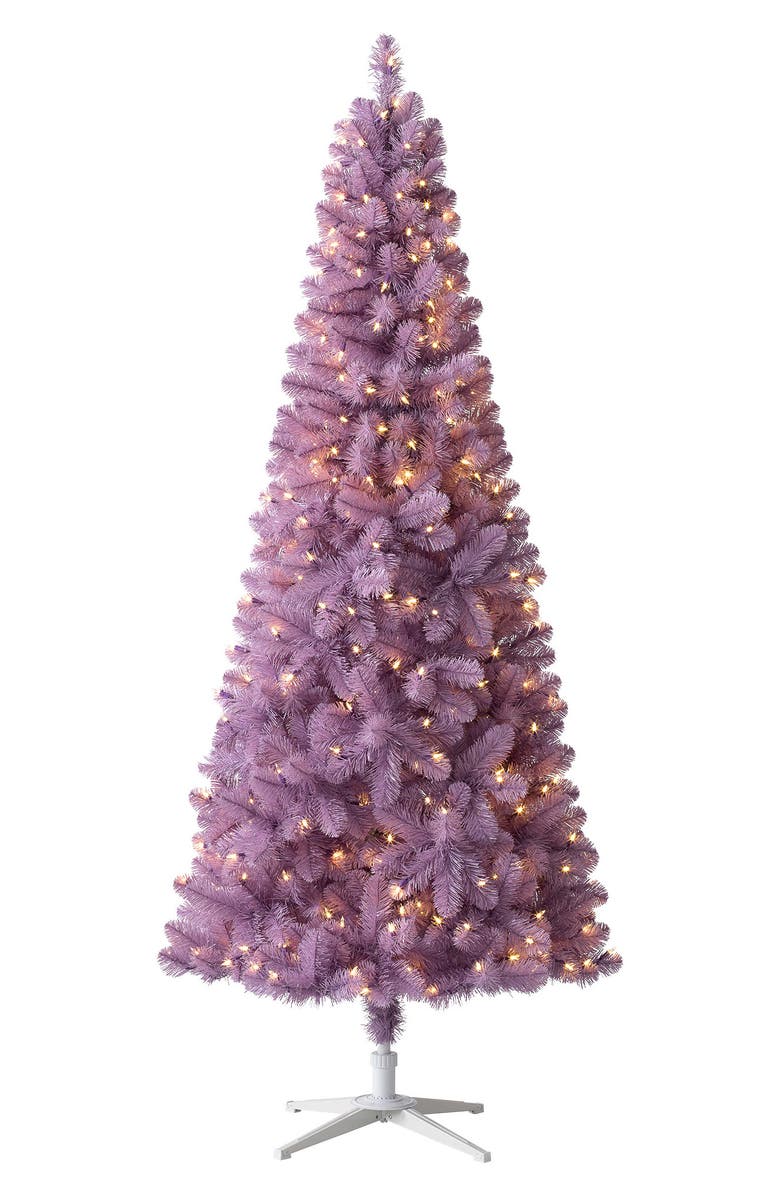 TREETOPIA Lavender Latte Pre-lit Slim Artificial Tree | Nordstromrack