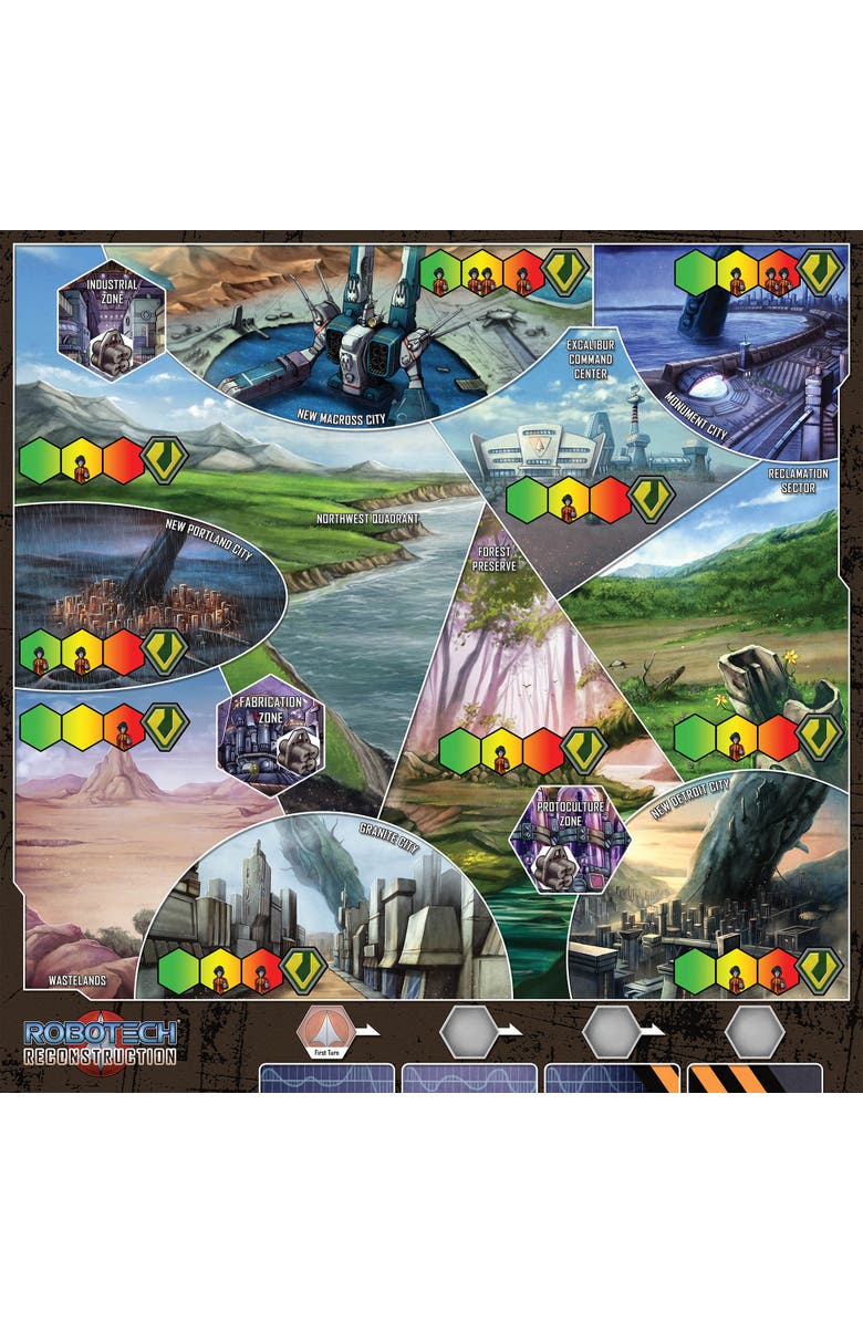 Strange Machine Games Robotech Reconstruction Strategy Board Game ...