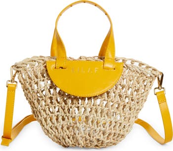 EILAF Dom Mini Woven Palm Straw Tote | Nordstromrack