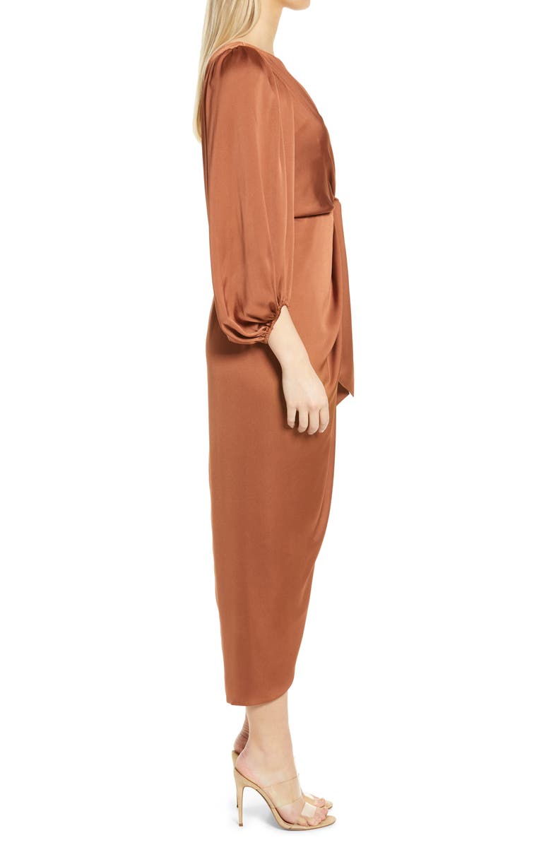 Shona Joy Luxe Tie Front One-Shoulder Gown | Nordstromrack