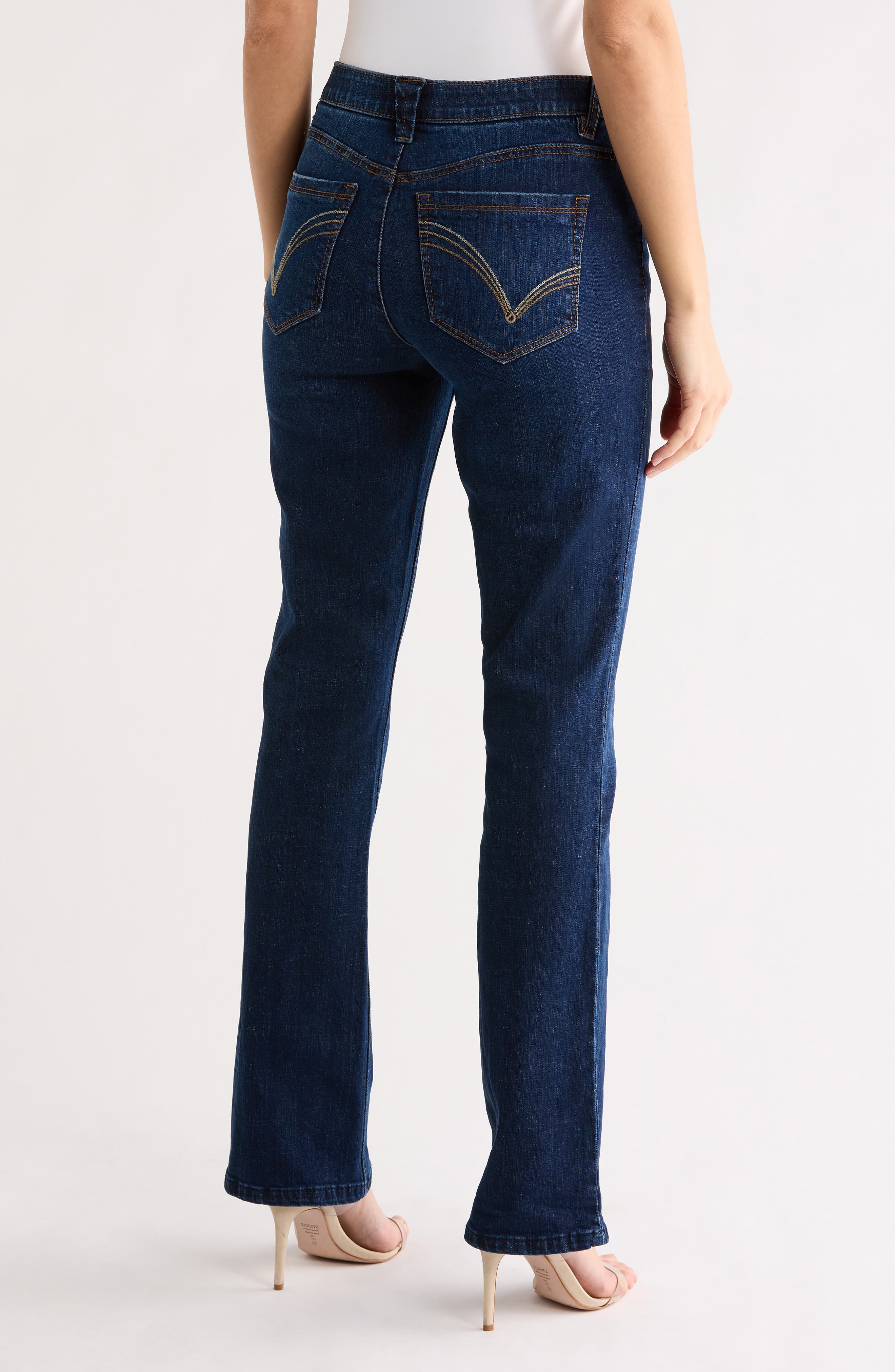 Democracy 'Ab'Technology Embroidered Itty Bitty Bootcut Jeans ...