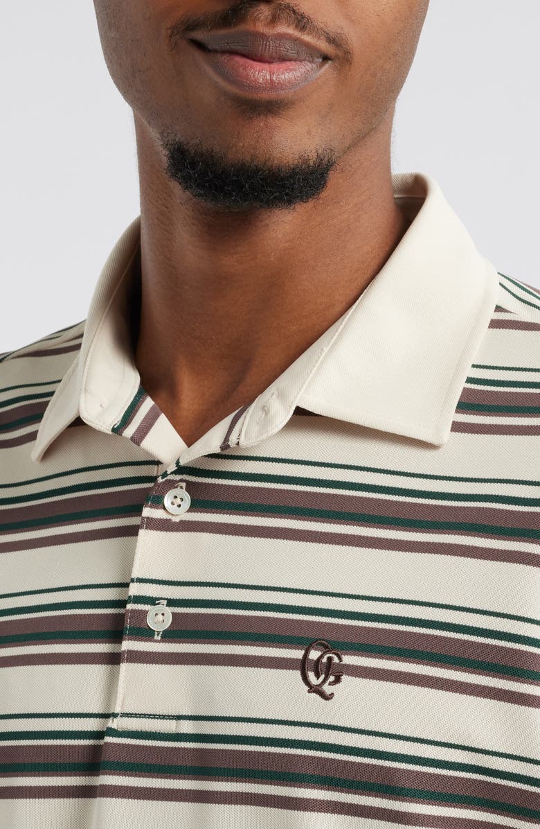 Quiet Golf Monogram Stripe Polo | Nordstromrack