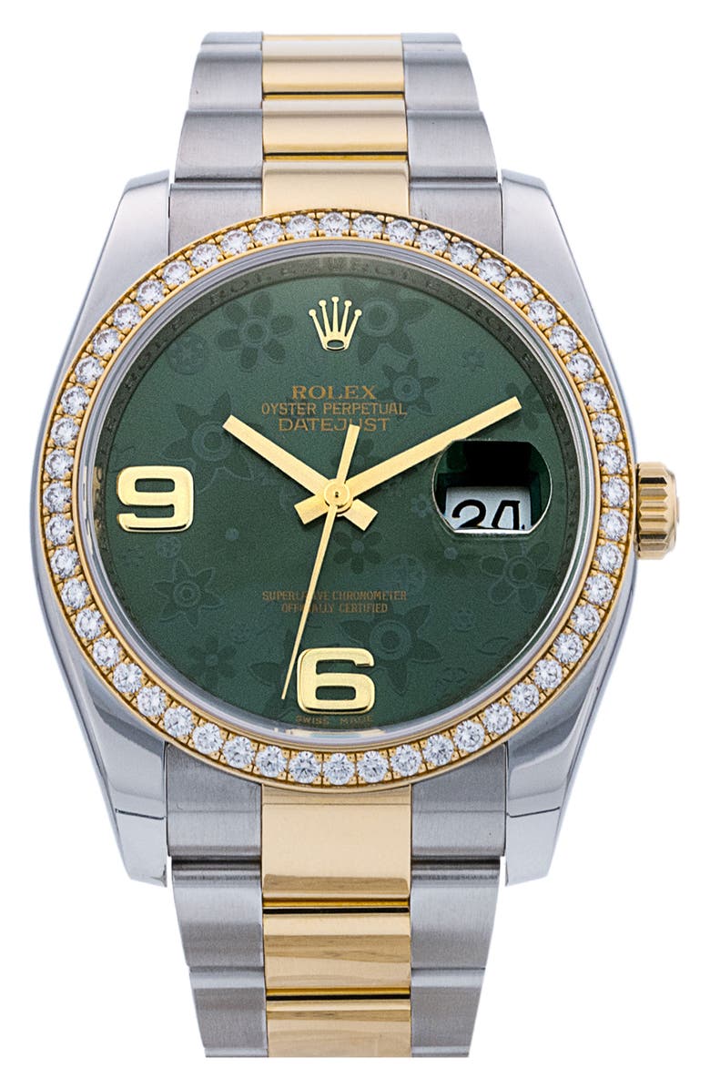 Watchfinder & Co. Rolex Preowned 2015 Datejust Diamond Bracelet Watch ...