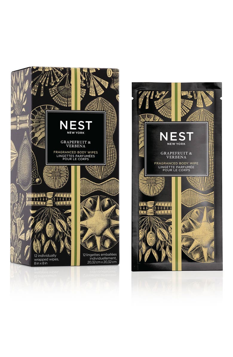 NEST New York Grapefruit & Verbena Fragranced Hand & Body Wipes ...