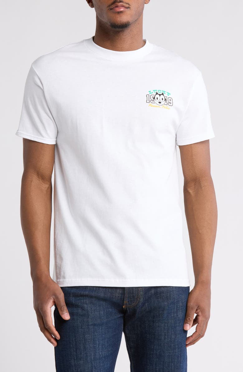 The Forecast Agency Felix the Cat Born Lucky Cotton Graphic T-Shirt ...