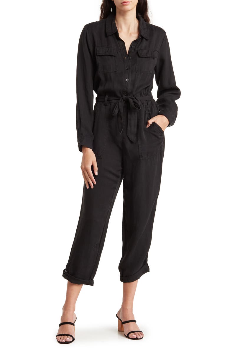 VELVET HEART Frenchia Long Sleeve Button Front Jumpsuit | Nordstromrack