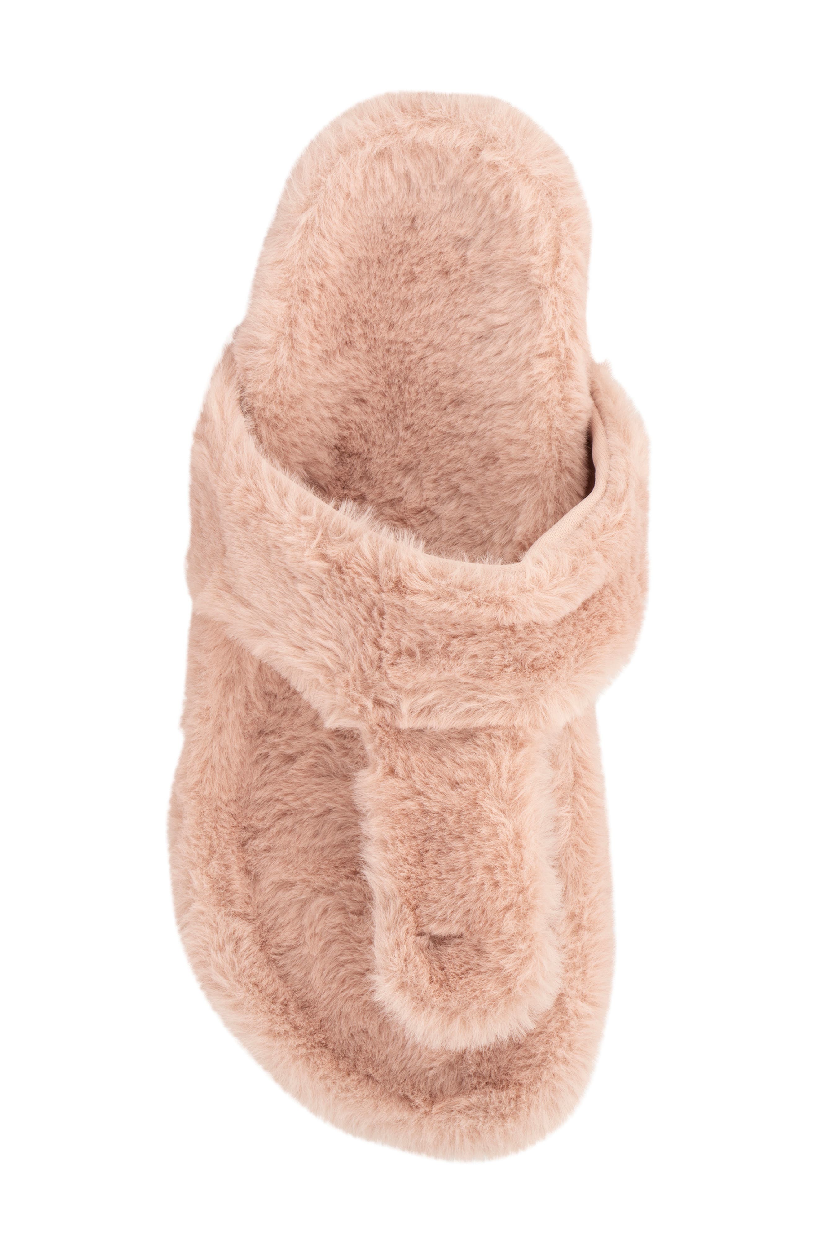 OLIVIA MILLER Chloe Faux Fur Sandal (Women) | Nordstromrack