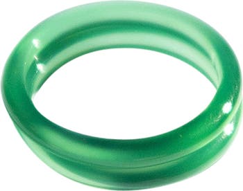 seree Forest Green jade stone skinny stacking rings | Nordstrom