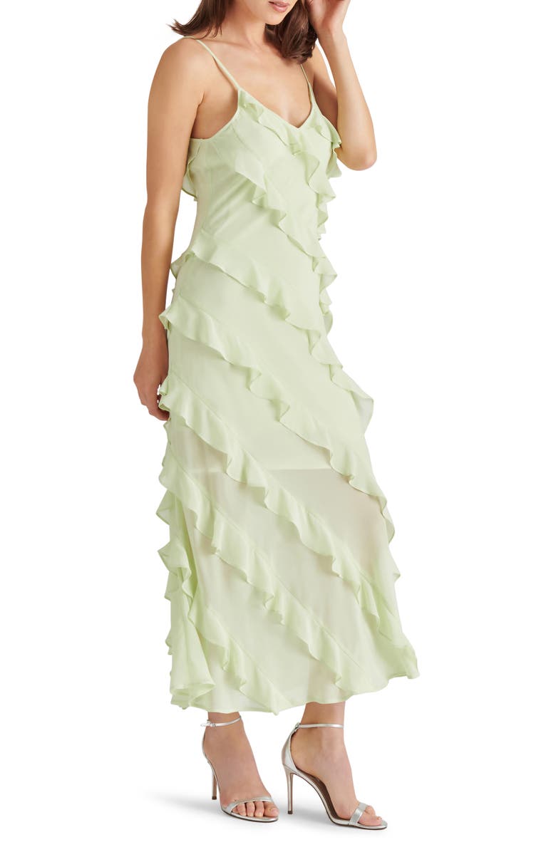 Steve Madden Dion Tiered Ruffle Maxi Slipdress | Nordstrom