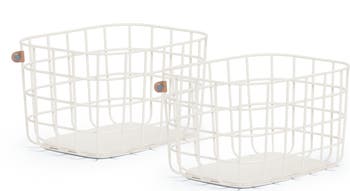 Open Spaces Set of 2 Medium Wire Baskets | Nordstrom