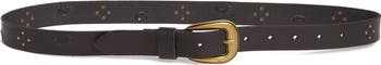 Frye Leather Studded Lacing Belt | Nordstromrack