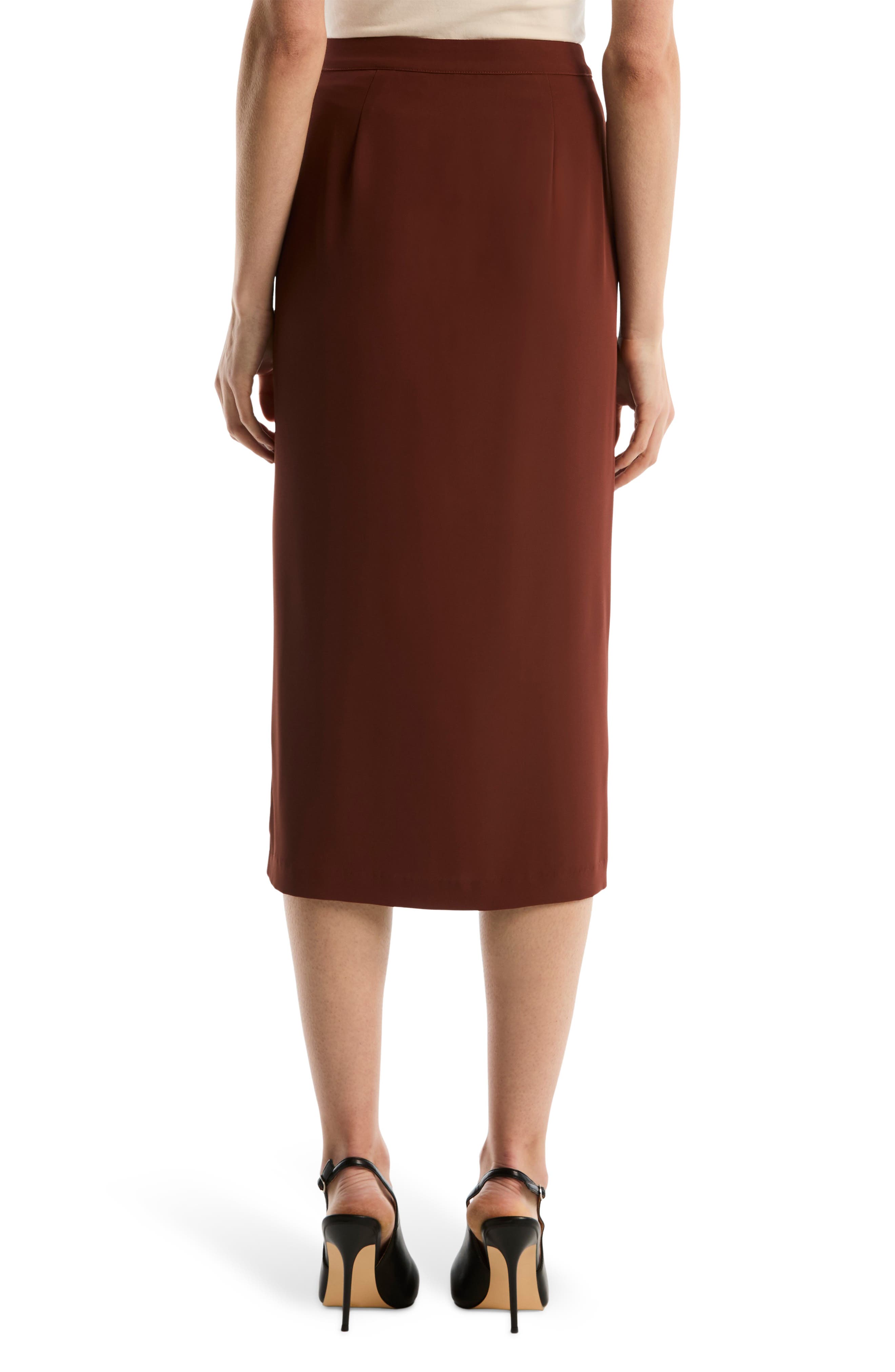 Laundry by Shelli Segal Button Front Midi Skirt (Women) | Nordstromrack