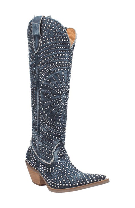 Blue Knee-High Boots for Women | Nordstrom