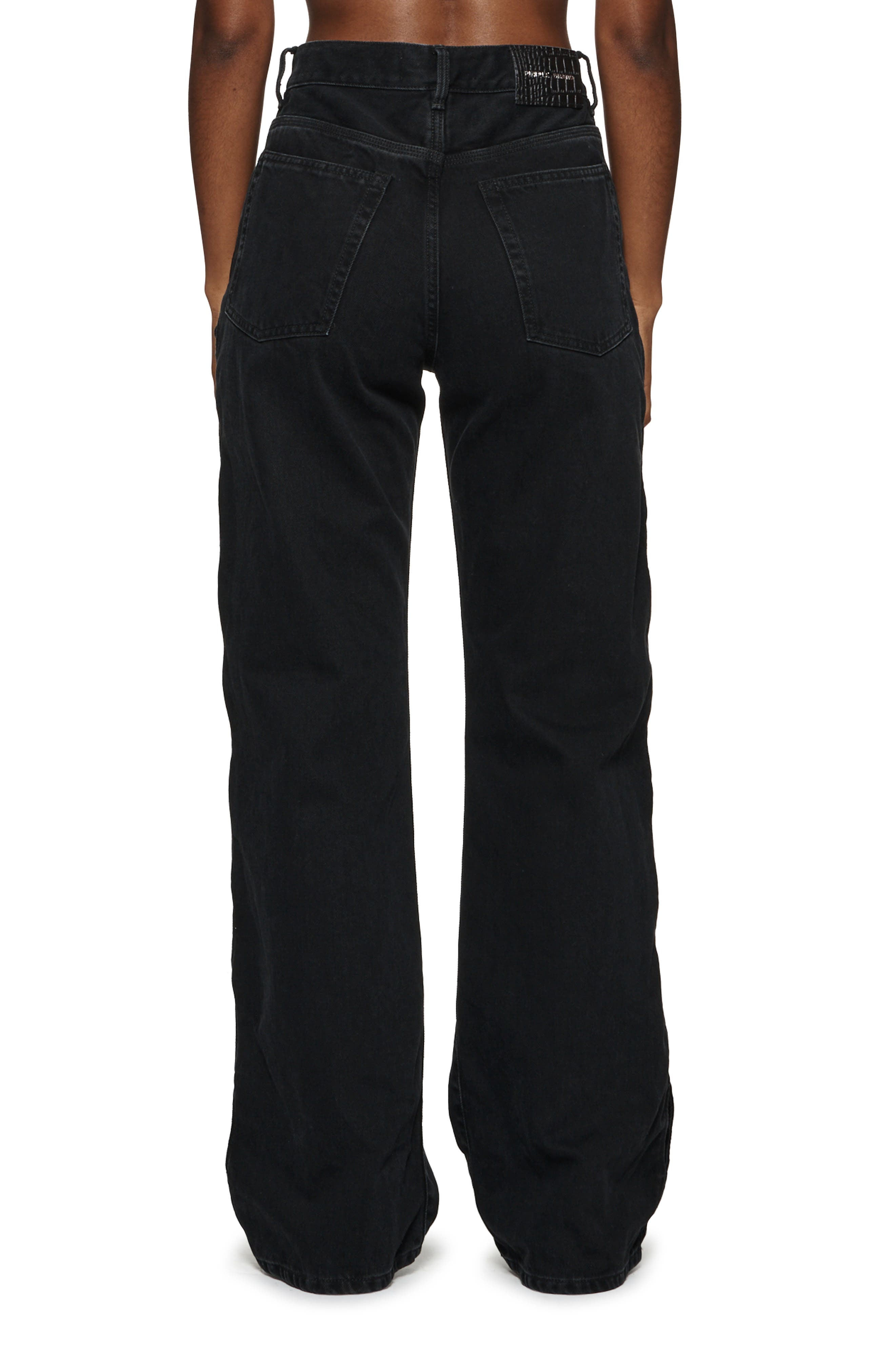PURPLE BRAND Cutout Wide Leg Jeans | Nordstromrack