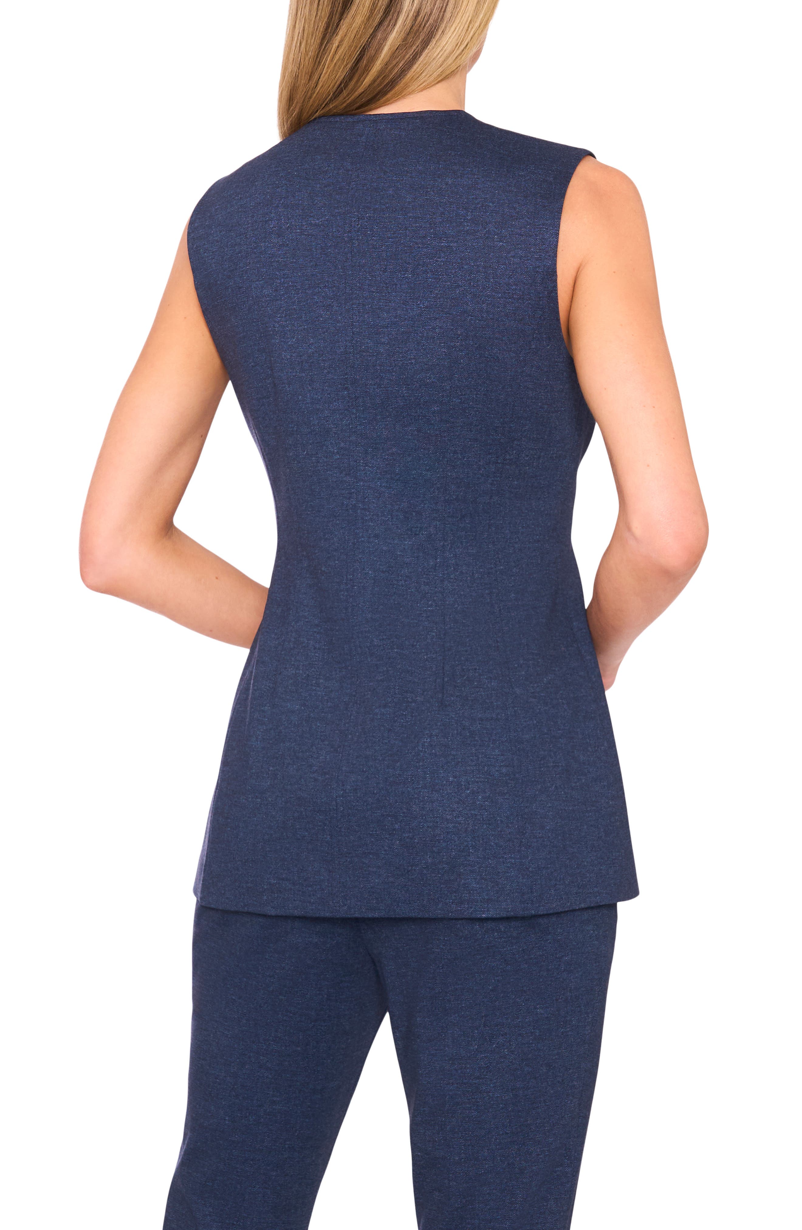Halogen® Long Fitted Vest | Nordstrom