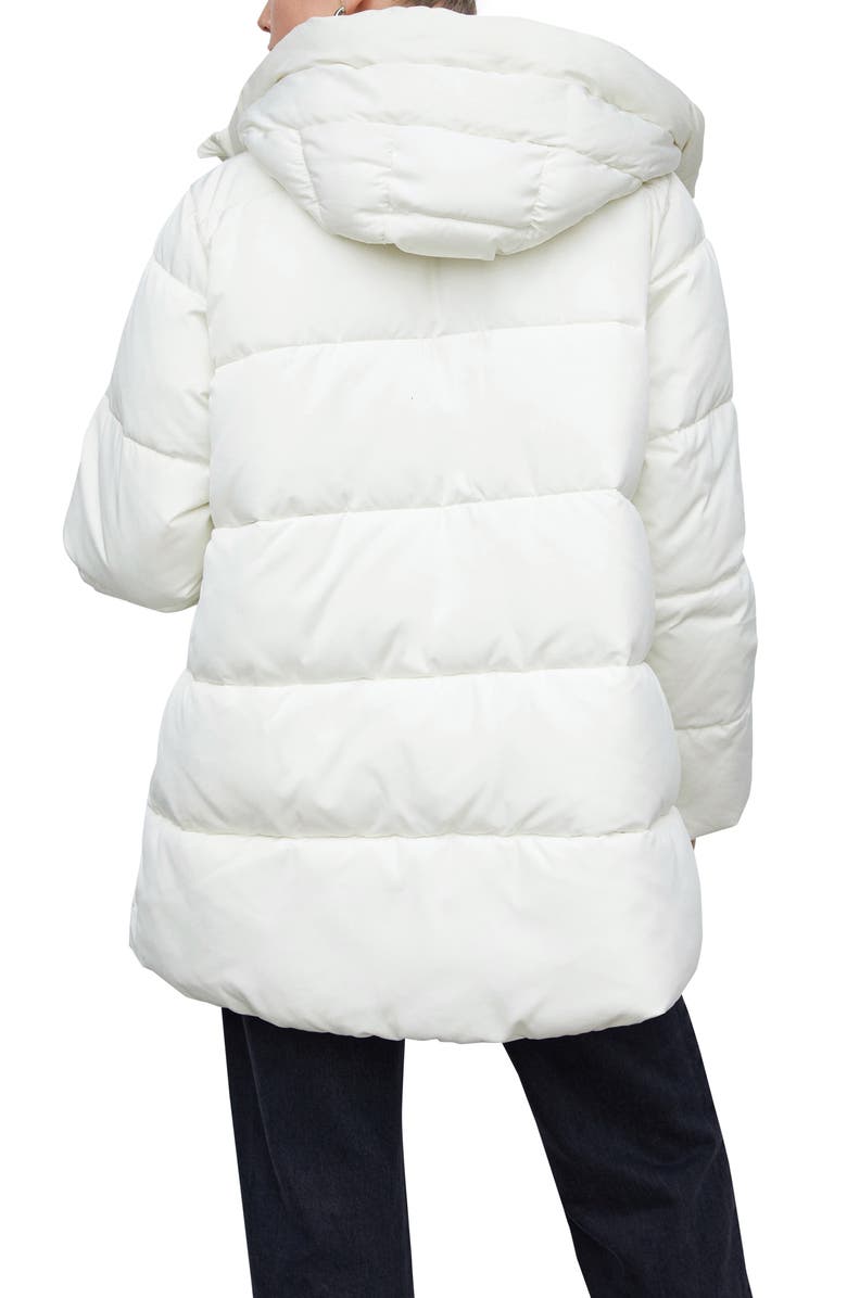 MANGO Hooded Water Repellent Puffer Coat | Nordstromrack
