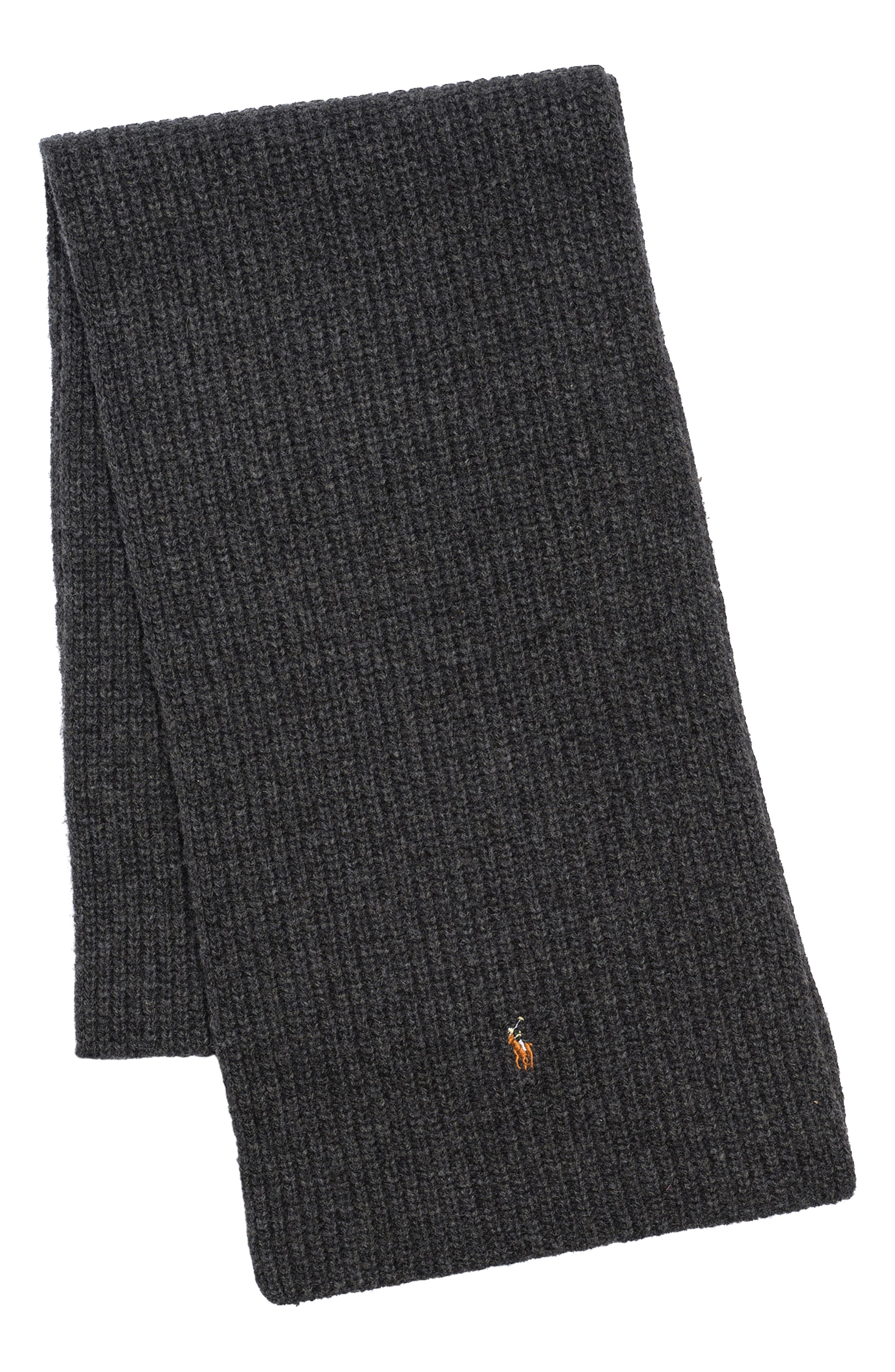 Polo Ralph Lauren Signature Polo Pony Wool Blend Scarf | Nordstrom