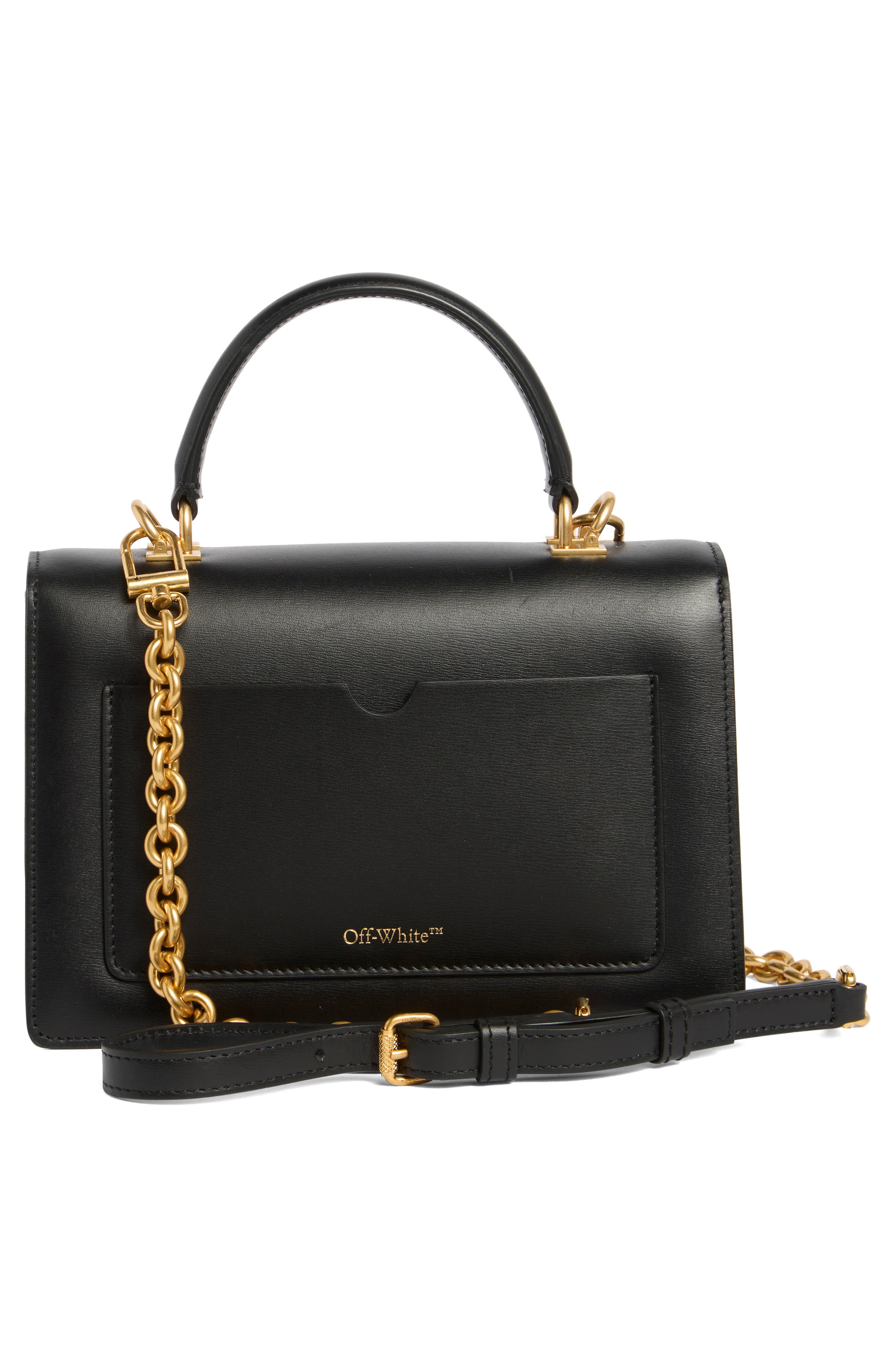 Off-White Jitney 1.4 Leather Top Handle Bag | Nordstromrack