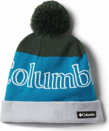Columbia Men's Columbia Black/Blue Polar Powder Cuffed Knit Hat with ...