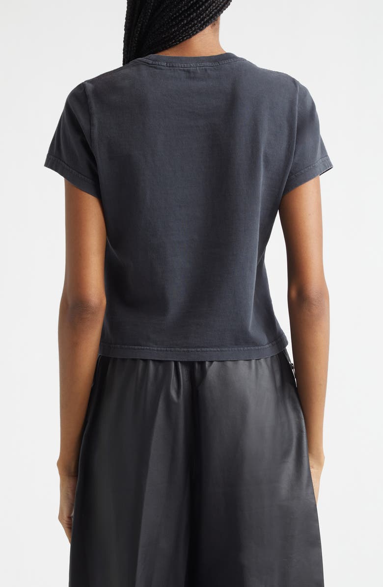 Alexander Wang Embossed Logo Shrunken Graphic T-Shirt | Nordstrom