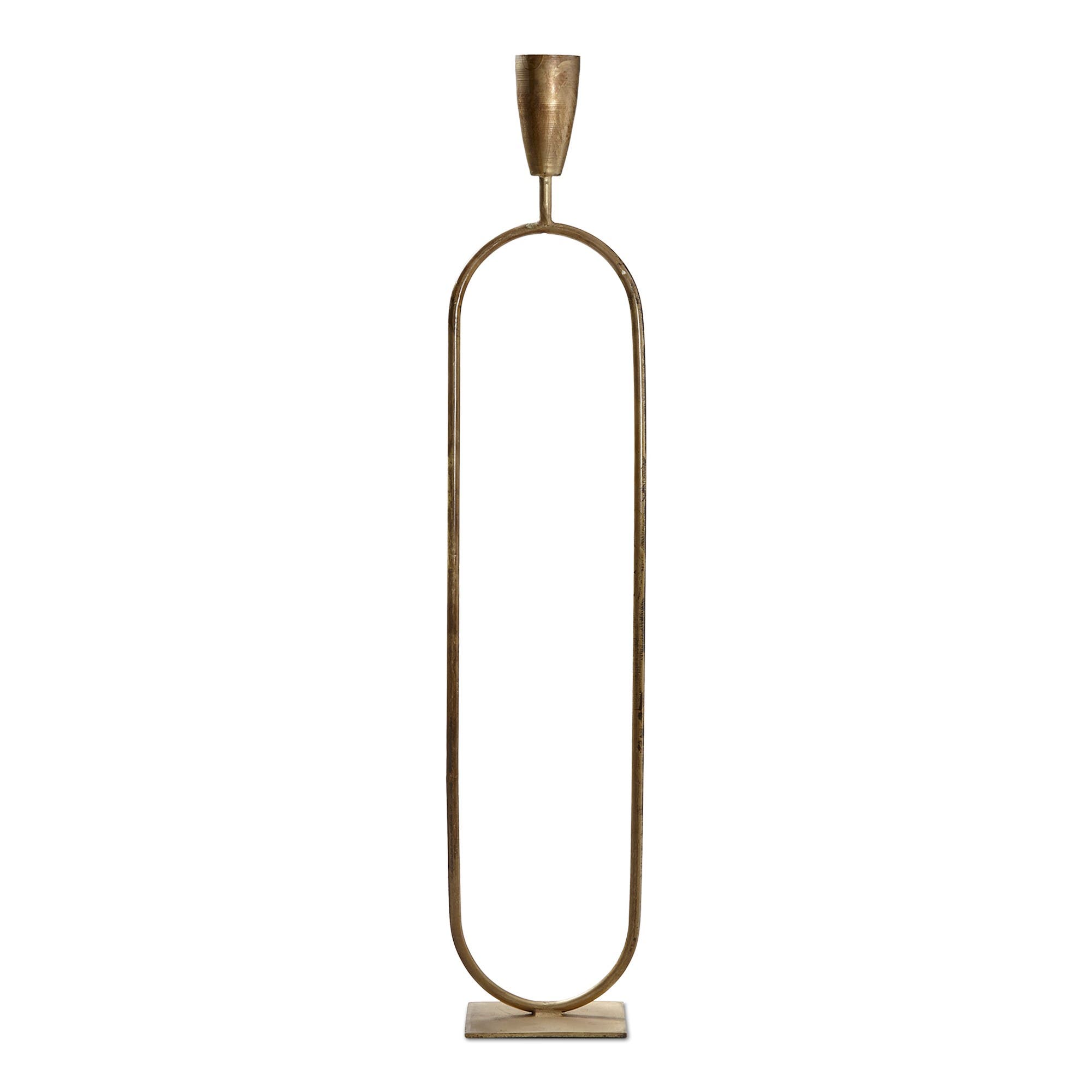 tag Tall Gold Iron Trumpet Taper Candle Holder for Everyday Use | Nordstrom
