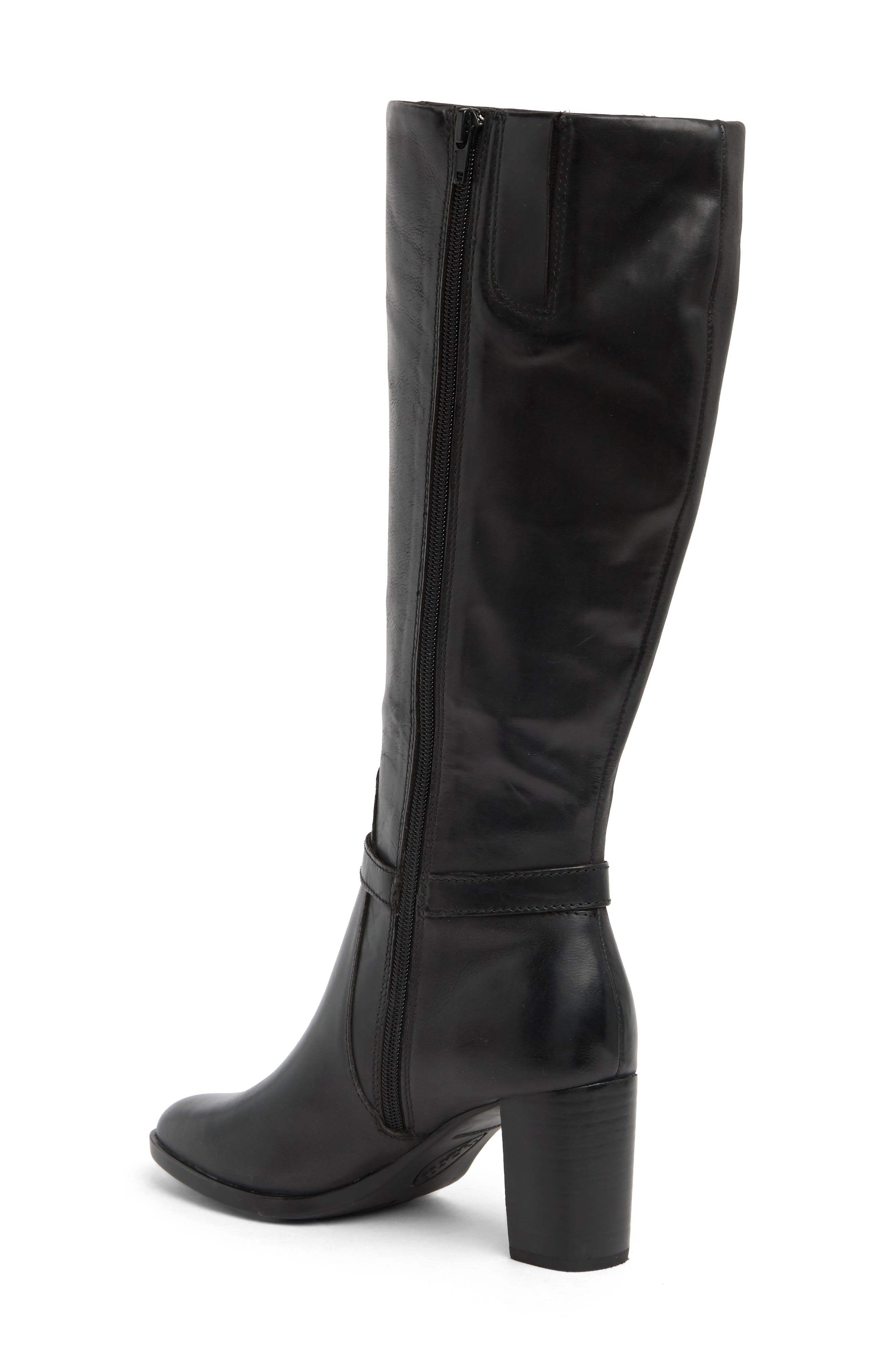Børn Bridget Block Heel Leather Boot (Women) | Nordstromrack