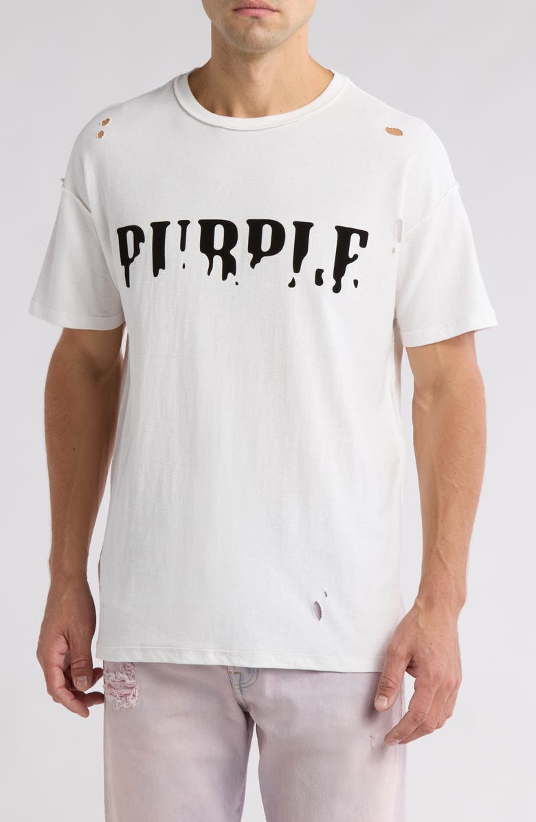 PURPLE BRAND Text Inside Out Logo Graphic T-Shirt | Nordstromrack