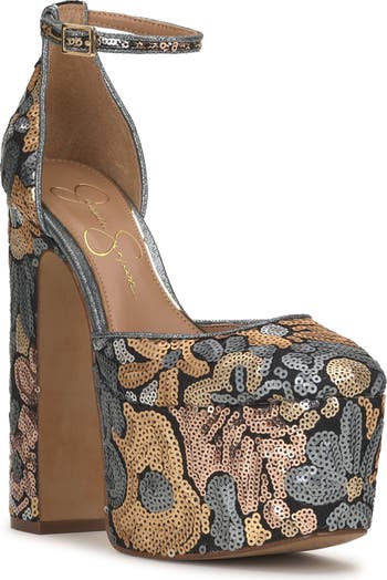 Jessica Simpson Pinkston Ankle Strap Platform Pump (Women) | Nordstrom