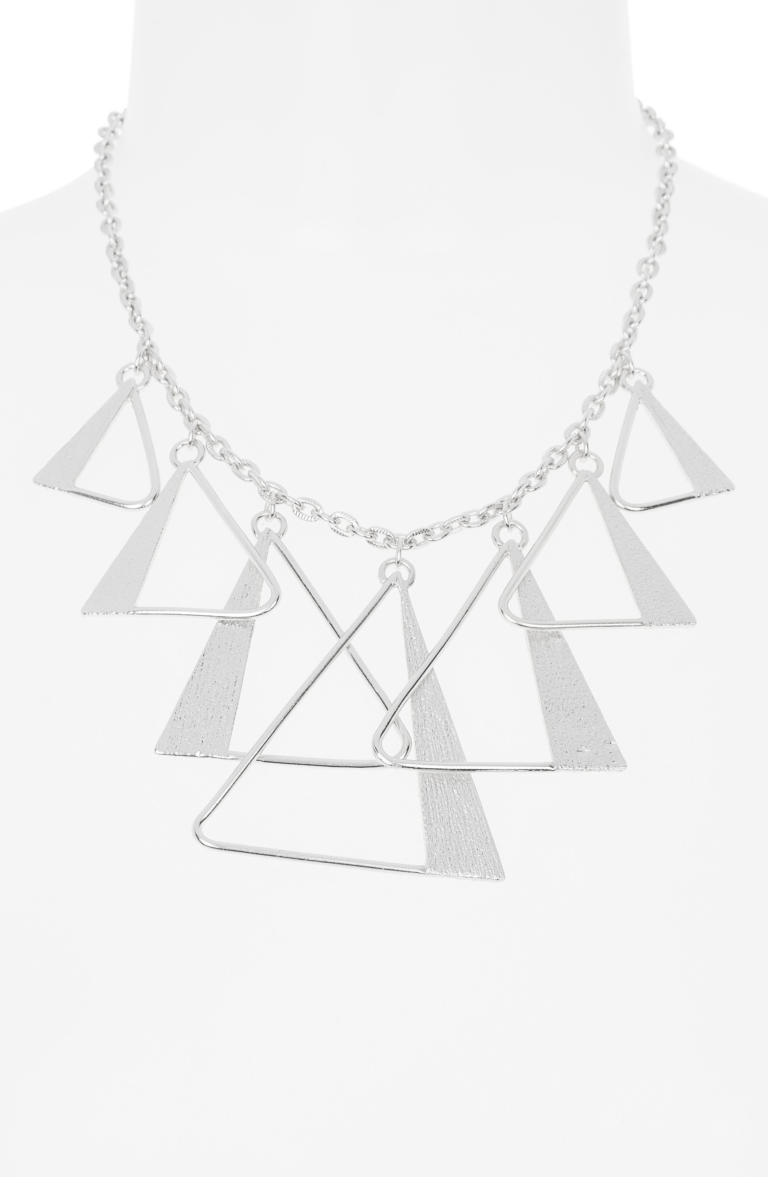 Karine Sultan Geometric Triangle Necklace | Nordstromrack