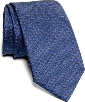 Jack Victor Chevron Jacquard Silk Tie | Nordstrom