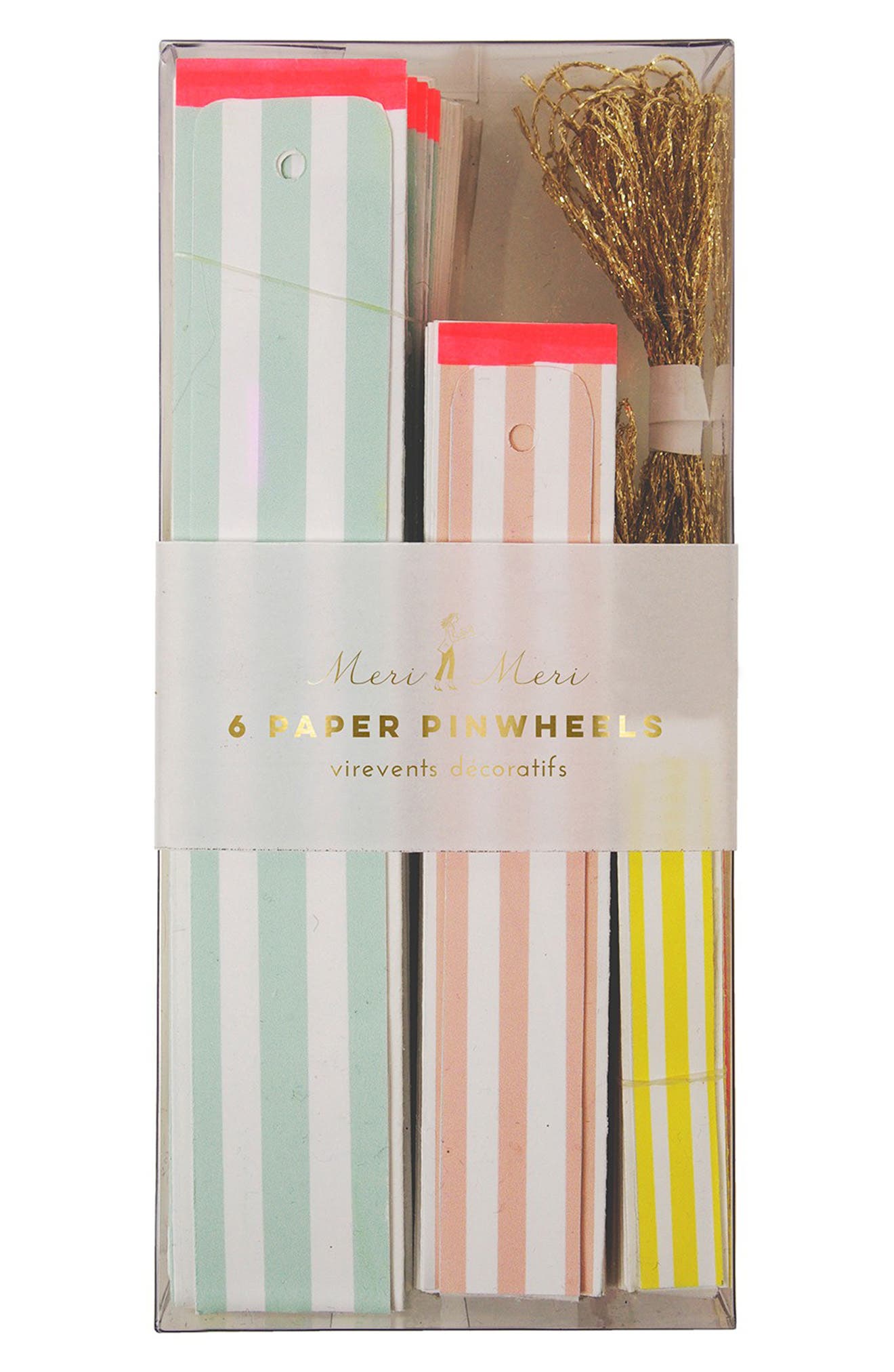 Meri Meri 6-Piece Pinwheel Decorations | Nordstromrack