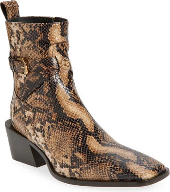 Versace Python Embossed Leather Boot (Men) | Nordstrom