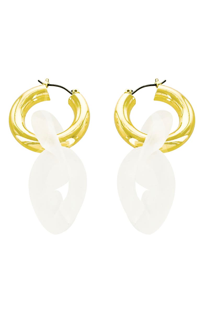 Panacea Resin Link Hoop Earrings | Nordstromrack