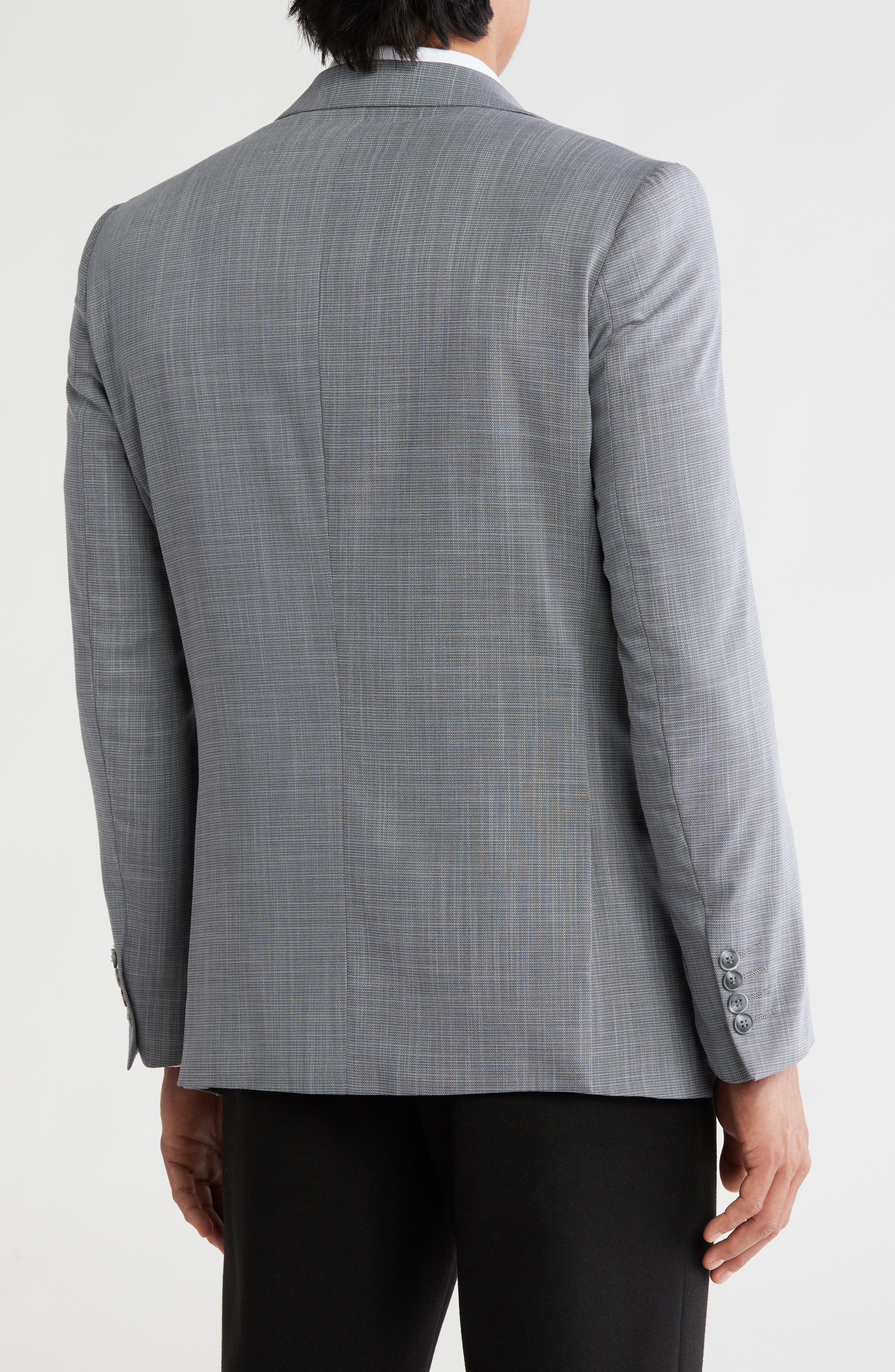Tahari Slim Fit Sharkskin Blazer | Nordstromrack