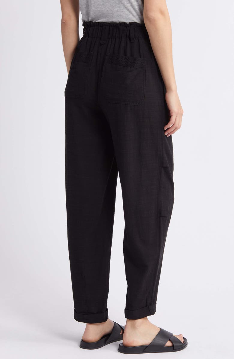 Wit & Wisdom Skyrise Paperbag Waist Cuff Straight Leg Pants | Nordstromrack