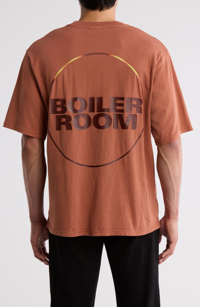 BOILER ROOM Core Logo Oversize Cotton Graphic T-Shirt | Nordstromrack