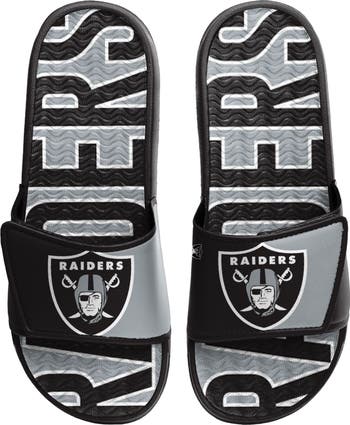 FOCO Men's FOCO Las Vegas Raiders Logo Gel Slide Sandals | Nordstromrack