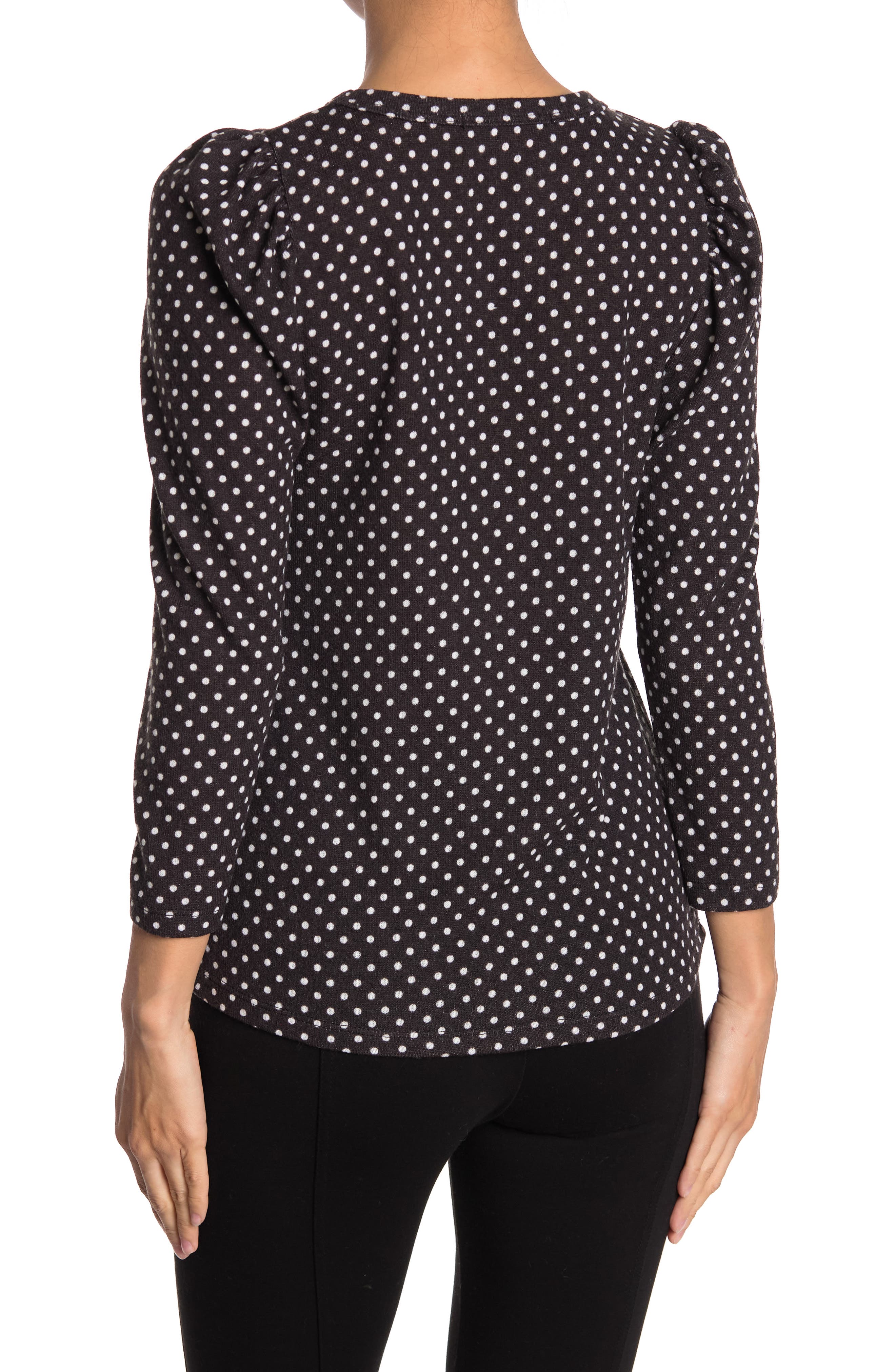Renee C Polka Dot Puff Sleeve Top | Nordstromrack