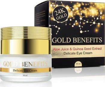SEA OF SPA Gold Benefits 24K Gold Aloe & Quinoa Seed Extract Eye Cream ...