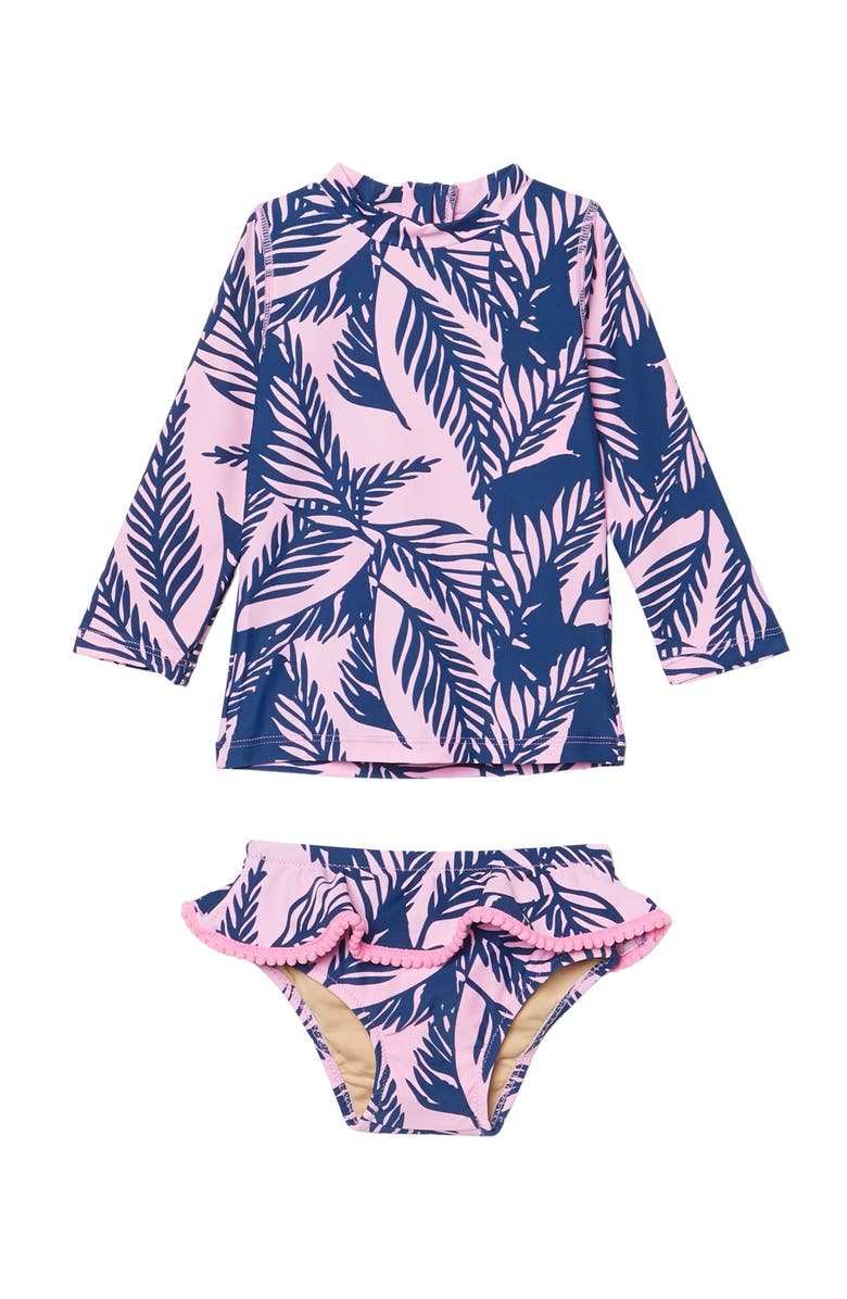 Shade Critters Pink Botanical Rash Guard Set | Nordstromrack