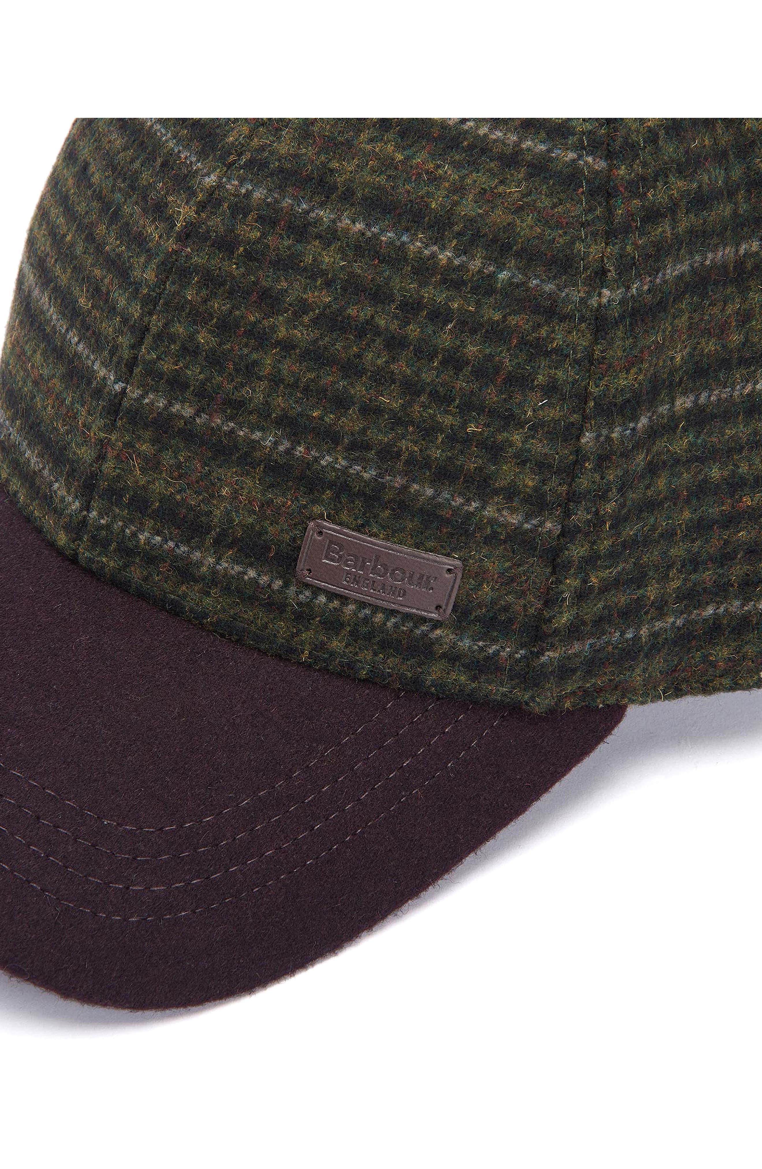 Barbour Clyde Plaid Adjustable Tweed Baseball Cap | Nordstrom