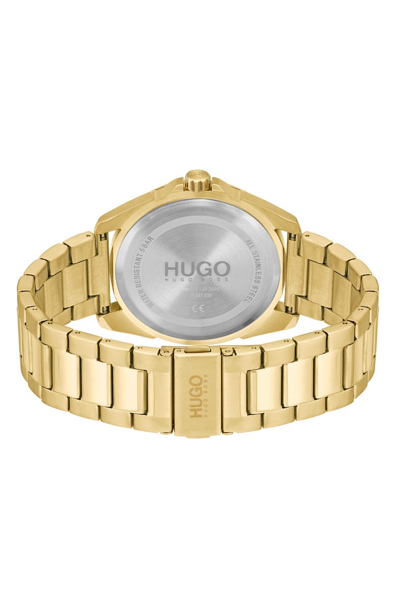 HUGO Adventure 3-Hand Quartz Stainless Steel Watch, 42mm | Nordstromrack