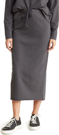 James Perse French Terry Pencil Skirt | Nordstromrack