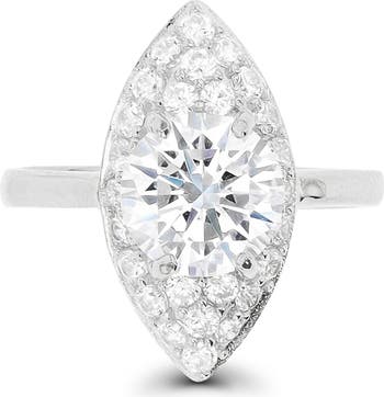 LULEÅ Cubic Zirconia Marquise Ring | Nordstrom