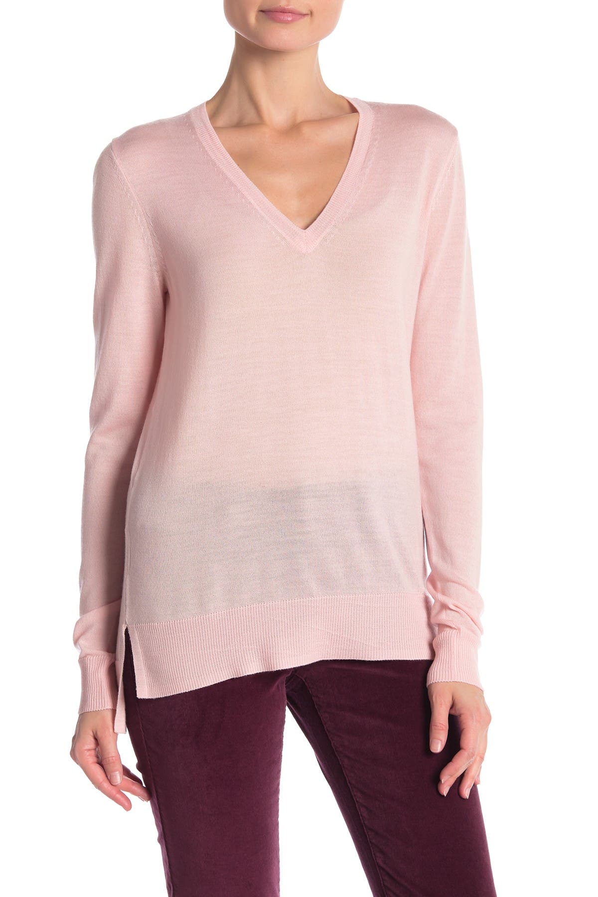 Wool V-Neck Sweater (Women) | Nordstromrack