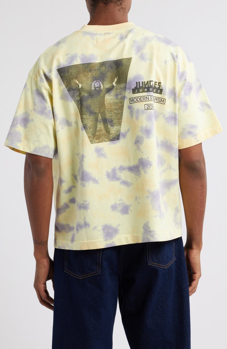 JUNGLES Fabricated Dreames Oversize Reversible Graphic T-Shirt ...