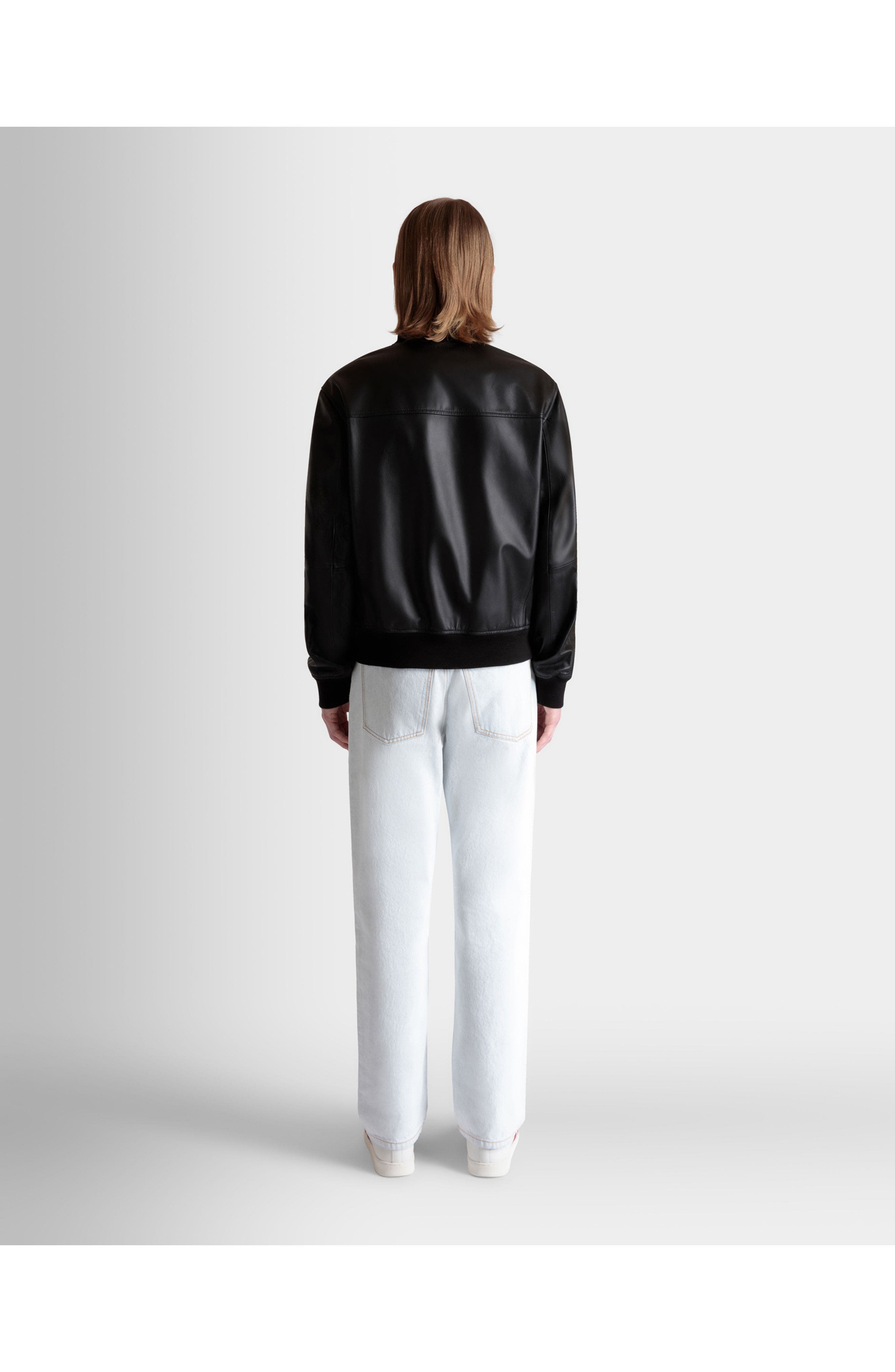 Bally Bomber in Leather | Nordstrom